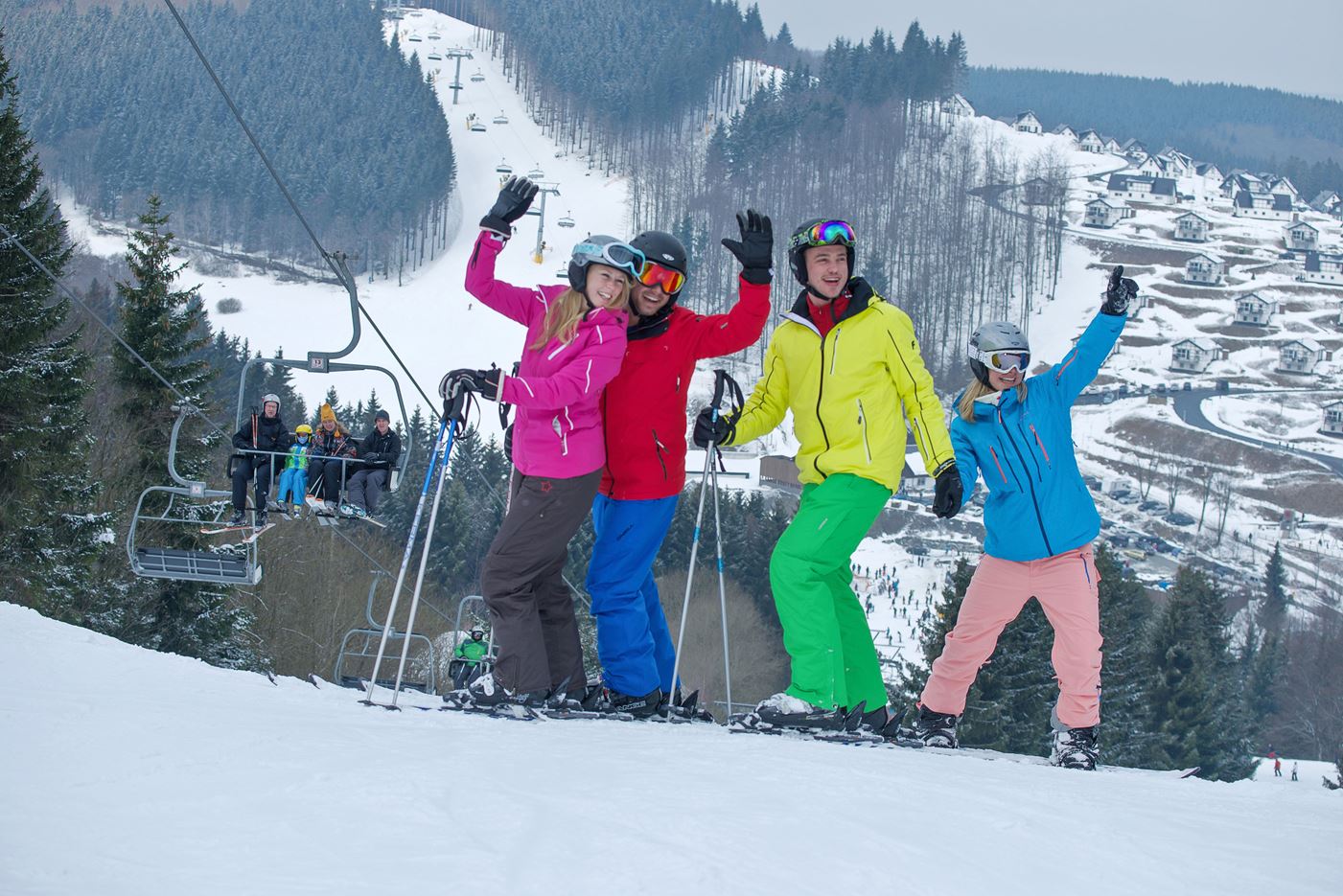 Winter sports holiday in Germany