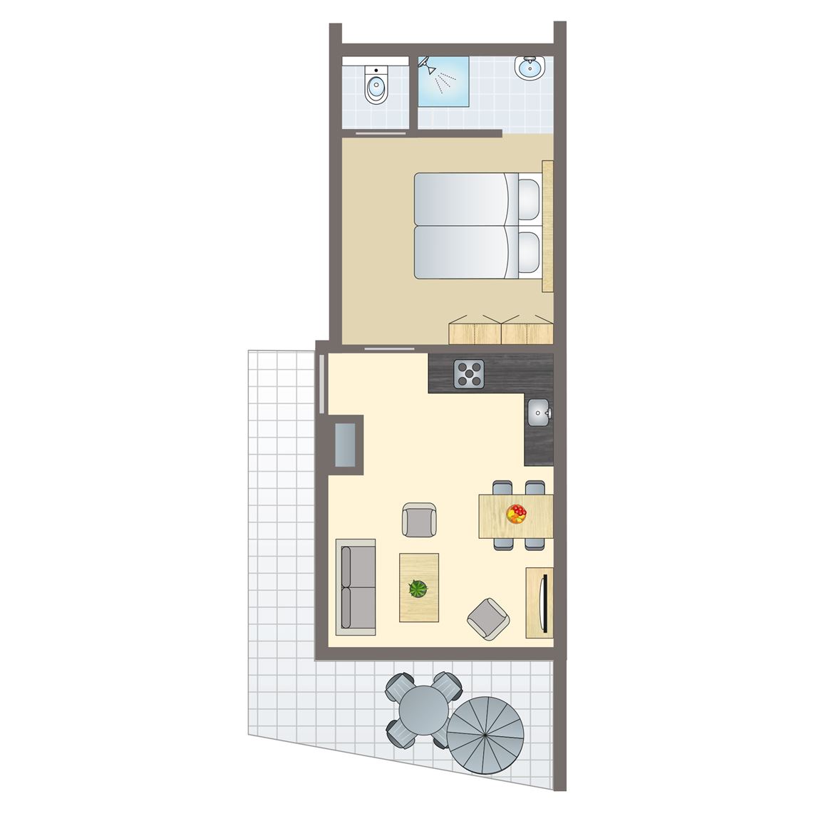 2-person bungalow 2C on Waterpark De Bloemert