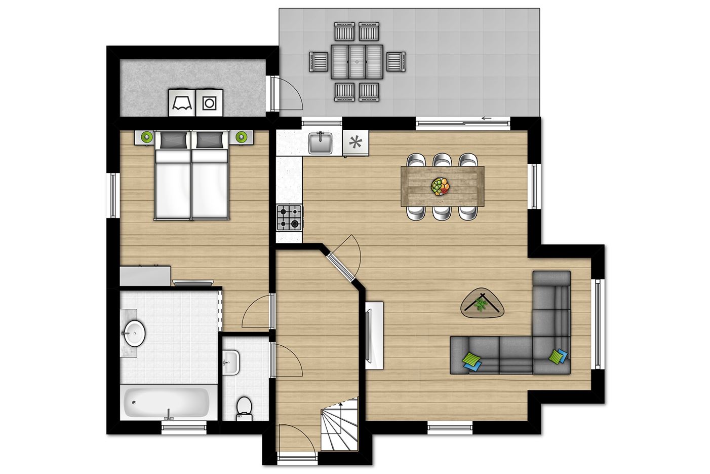 GCL6C Comfort bungalow com6 on Roompot Ferienresort Cochem