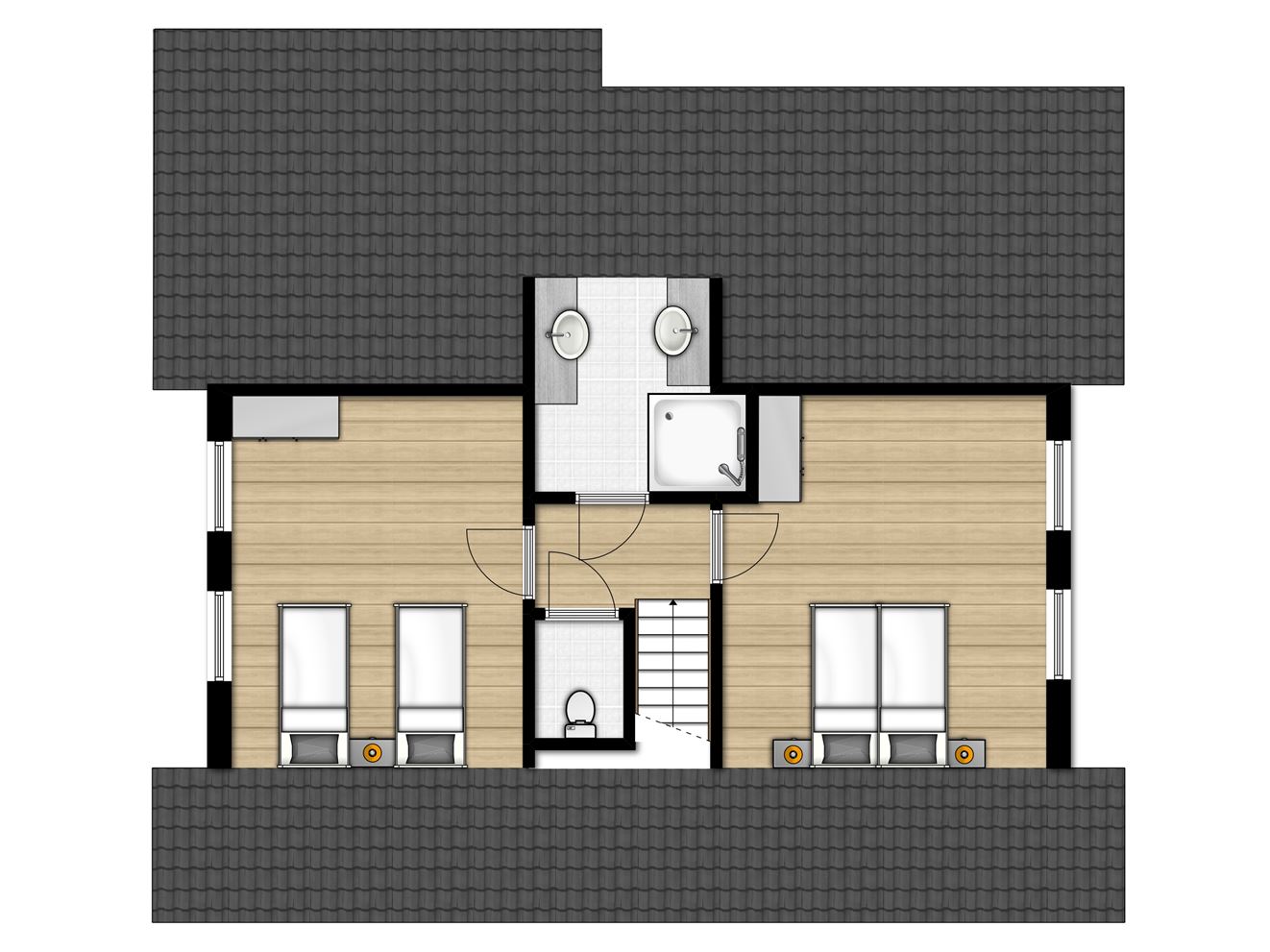 Kindervilla 4+2 Comfort kvcomf on Roompot Ferienresort Cochem