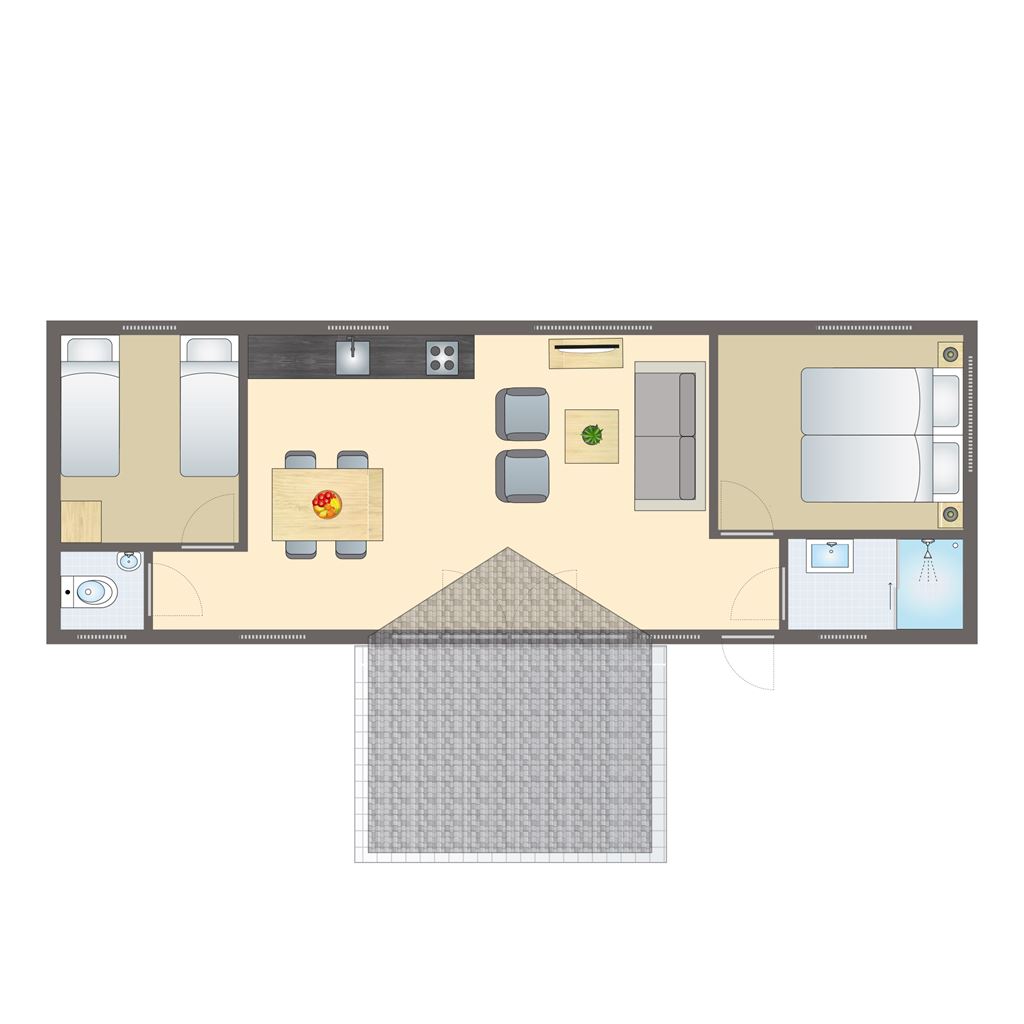 4-person Cottage 4B1 on Holiday park De Thijmse Berg