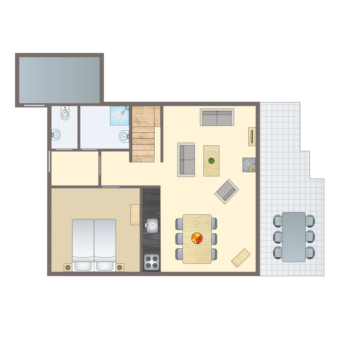 6-person bungalow - Comfort 6C2 on Holiday villas Landgoed De Elsgraven