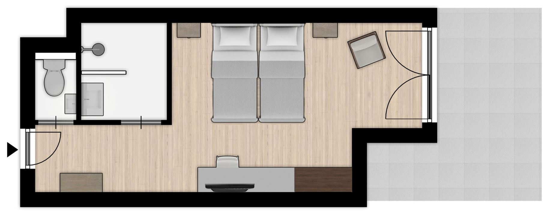 Hotel room Valley 2 r2 on Hillview Resort Grandvoir