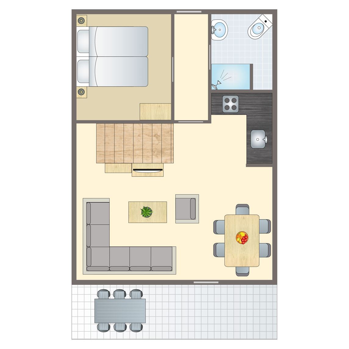 6-person bungalow 6B2 on Holiday park Hochwald