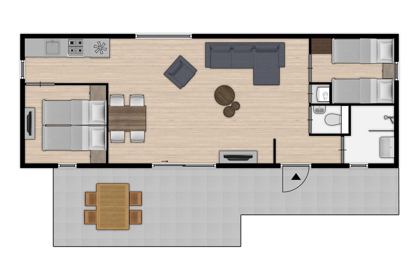 L4K Comfort Lodge L4KComfort on Roompot Beach Resort Nieuwvliet-Bad