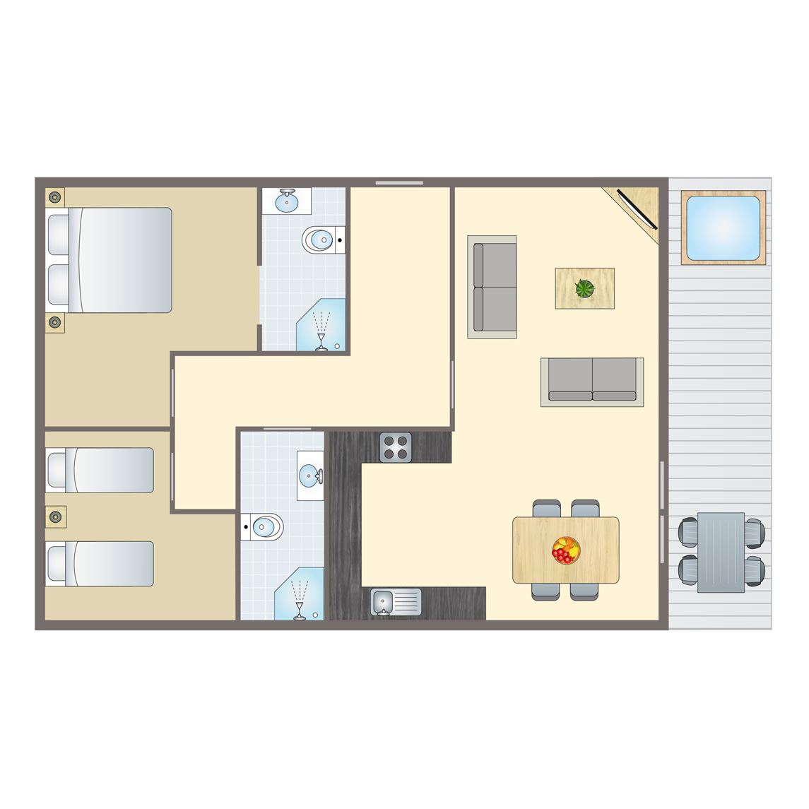 4-person lodge - Barnard Spa (Pet) 4CJ1 on Piperdam