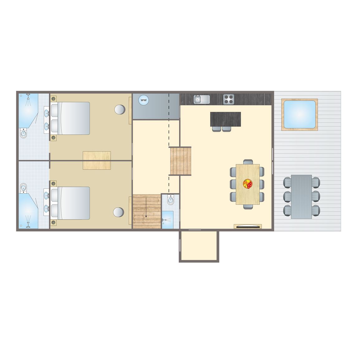 8-person lodge - Lochside Premier Spa 8ELJ on Piperdam