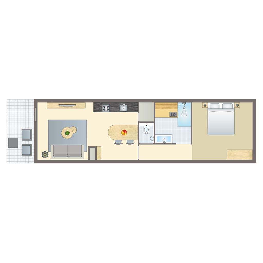 2-person apartment - Luxury 2L on Beach apartments Residence Ouddorp Duin