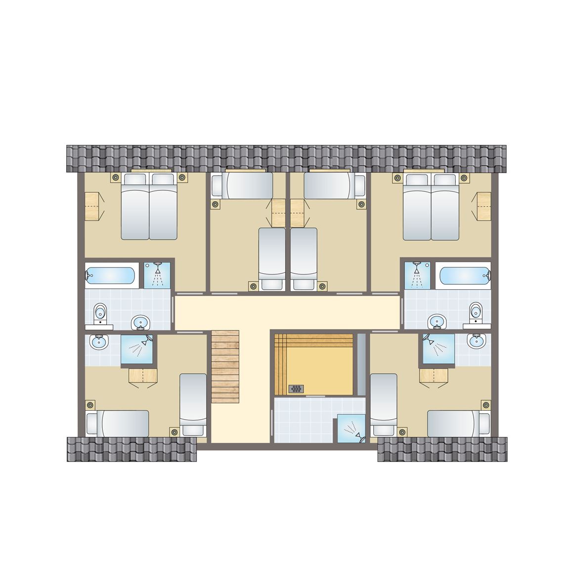 22-person villa - Luxury 22L on Waterparc Veluwemeer